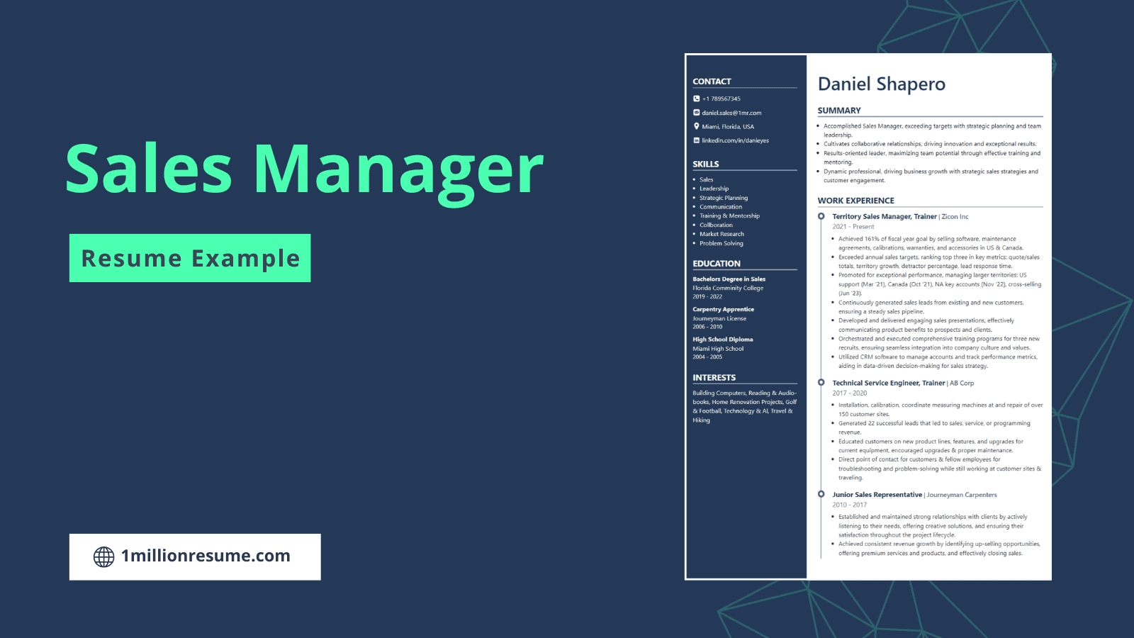 Sales Manager Resume Template FREE 9+ Sales Resume Samples In MS Word